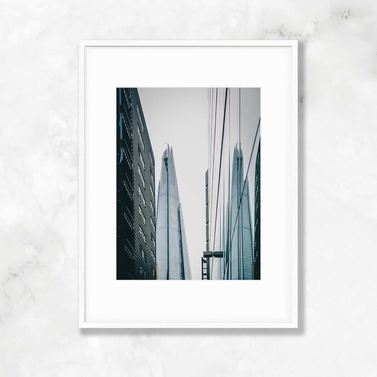London The Shard Print, Modern Architecture Photography, England UK Tr ...